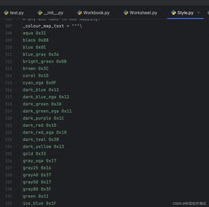 python xlwt写入数据 - 穆世明博客